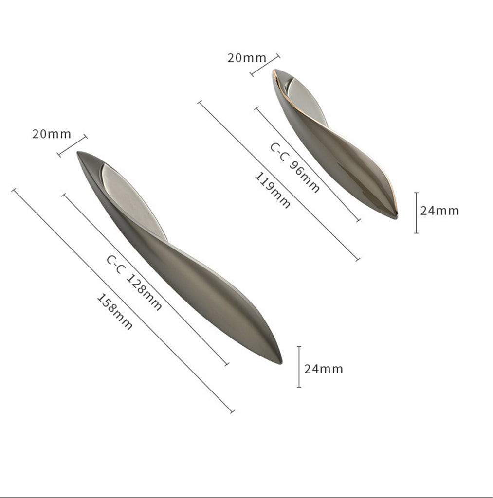 Modern Style Zinc Alloy Drawer Handles，Kitchen Cabinet Cupboard Door P ...